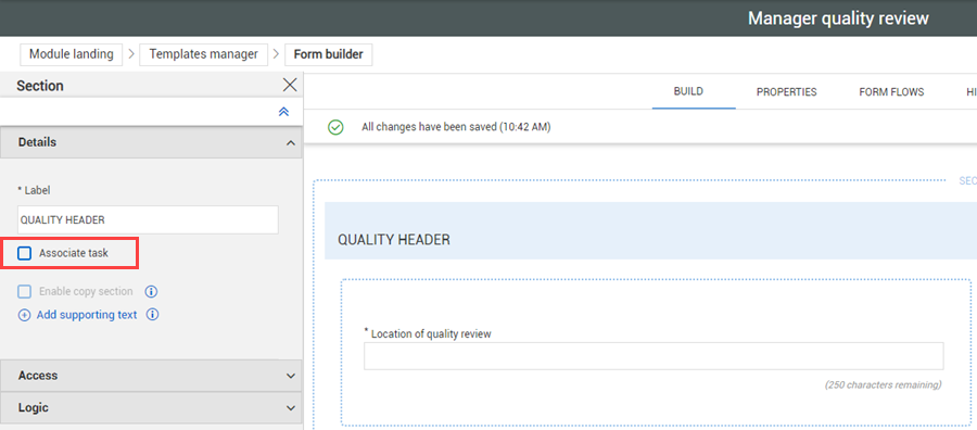 Referenced Forms and Tasks
